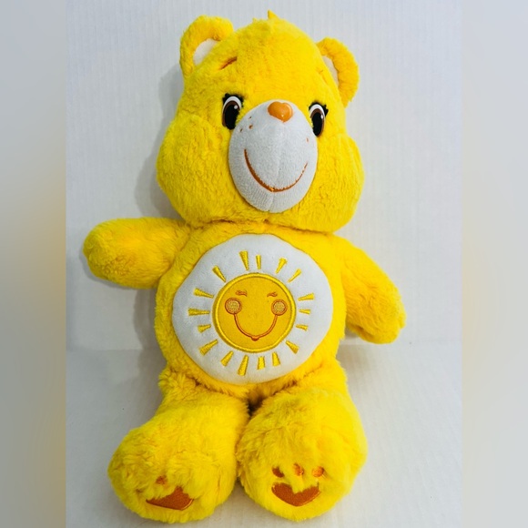 Care Bears | Toys | Care Bears Sunshine Funshine Yellow Bear Plush ...